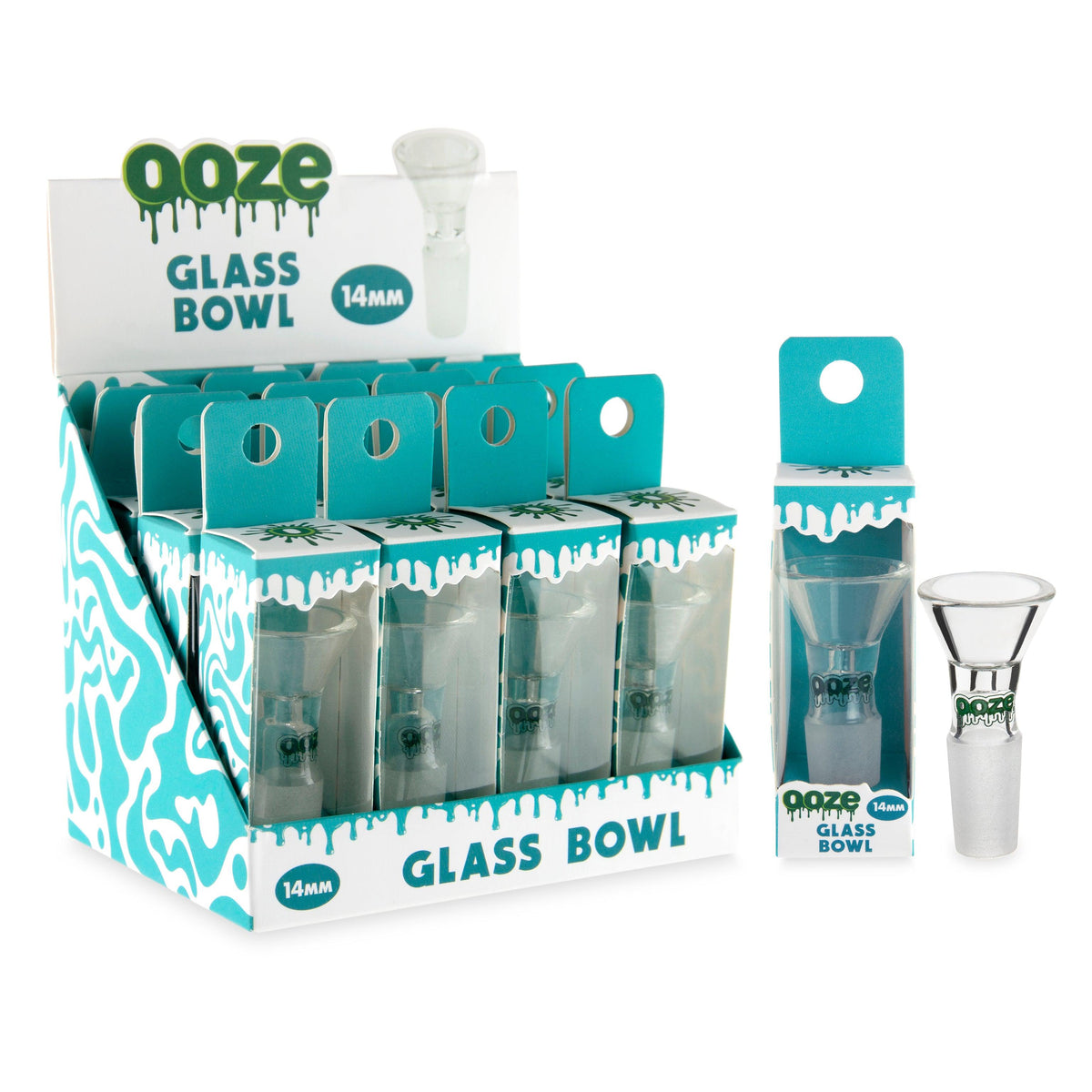 Ooze Borosilicate Glass Bowl - 14mm - Male - 12ct - Display | Cannatron ...