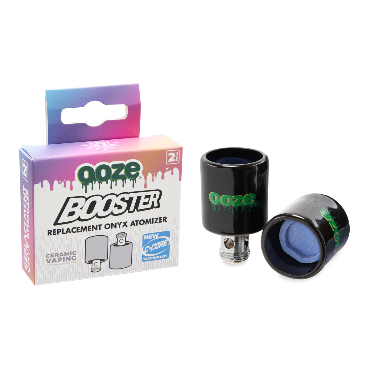 Wholesale Ooze Booster Onyx Atomizer Replacement 2-Pack - Cannatron