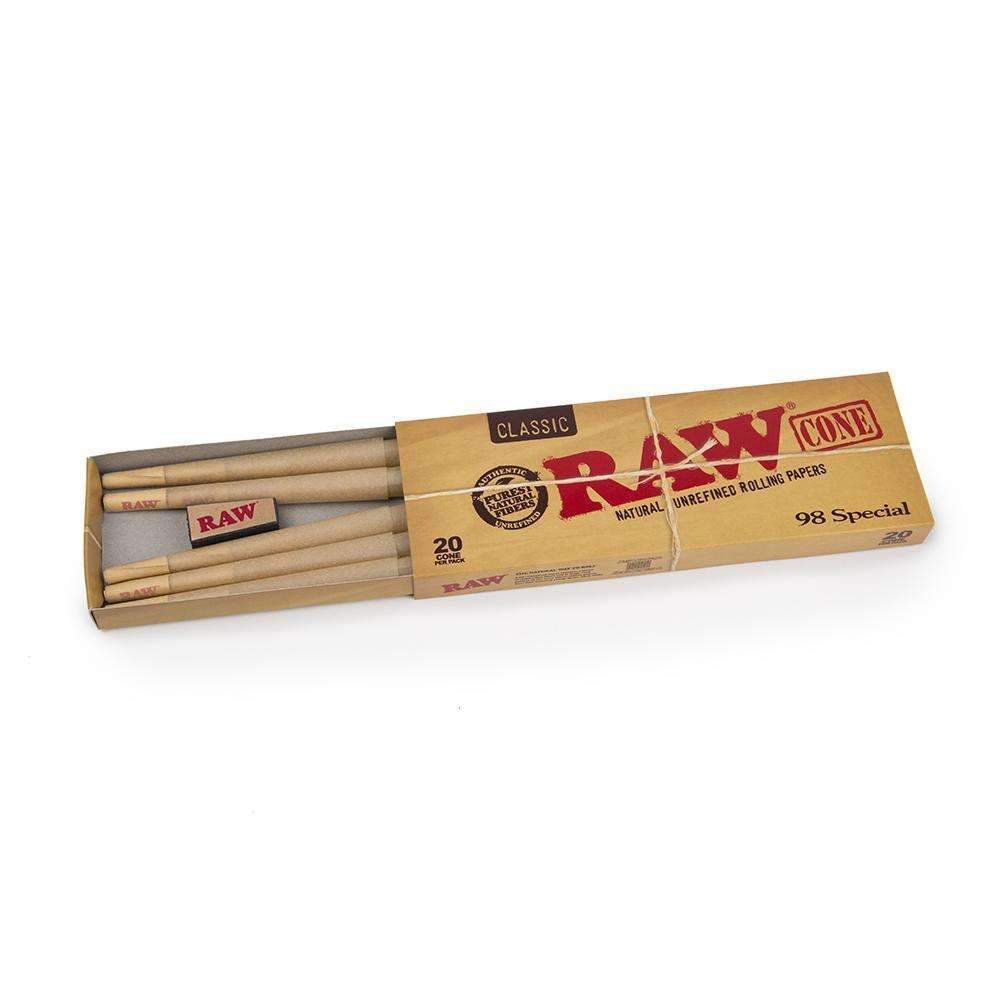 RAW Classic 98 Special Cones - 12ct | Cannatron Wholesale