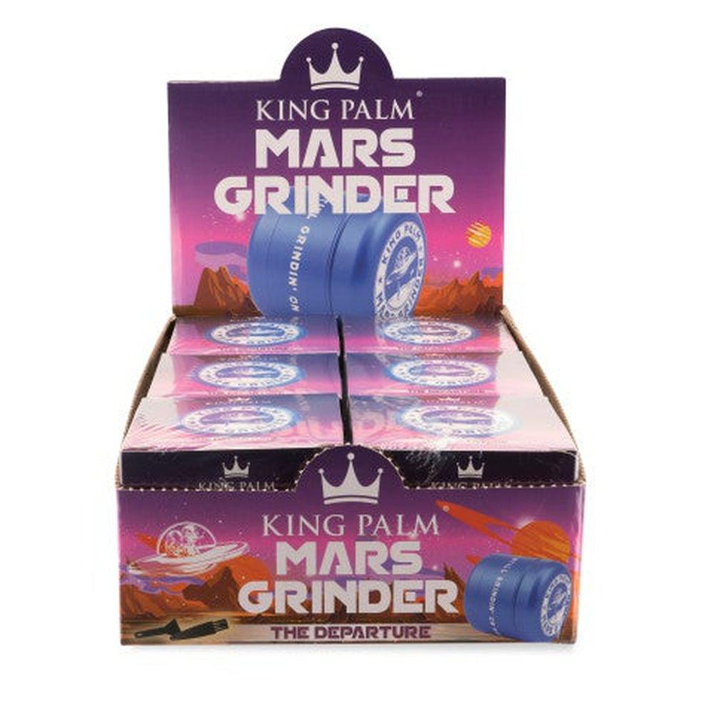 Bulk King Palm Mars Grinder 4-Piece 6ct Display | Cannatron