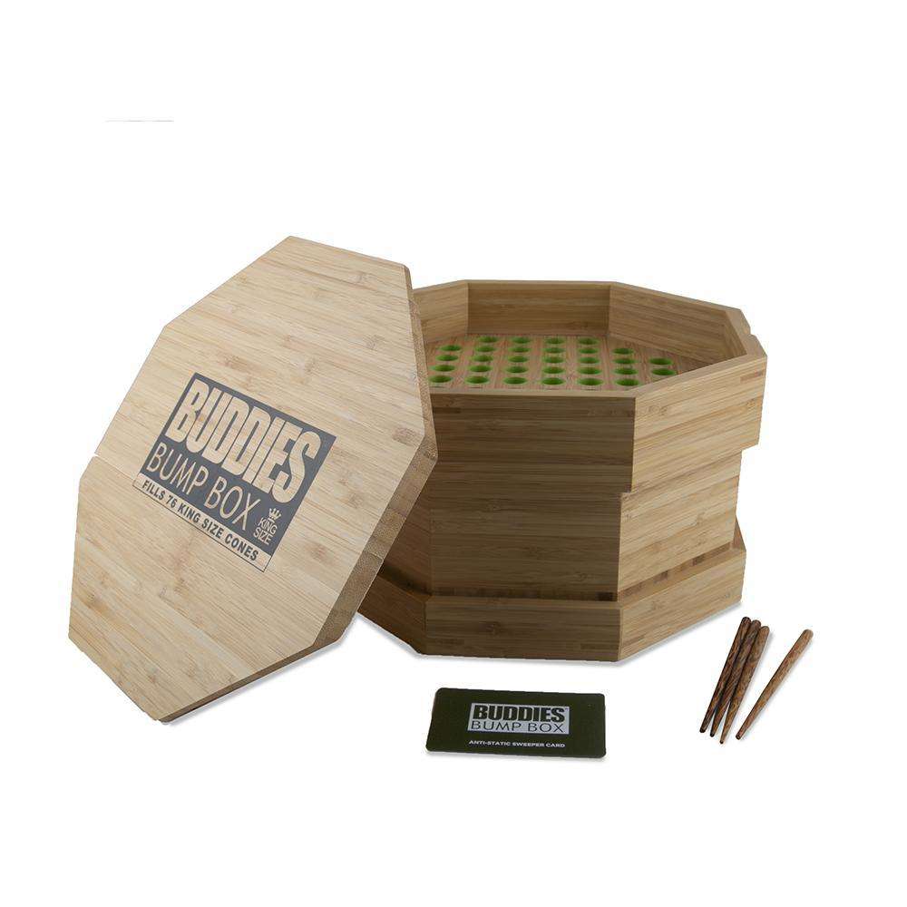 Buddies Bump Box Octo Wood - King Size - 76ct | Cannatron Wholesale